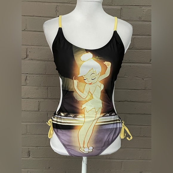 Disney | Swim | Disney Tinkerbell With Fairy Wings Swimsuit Xl | Poshmark